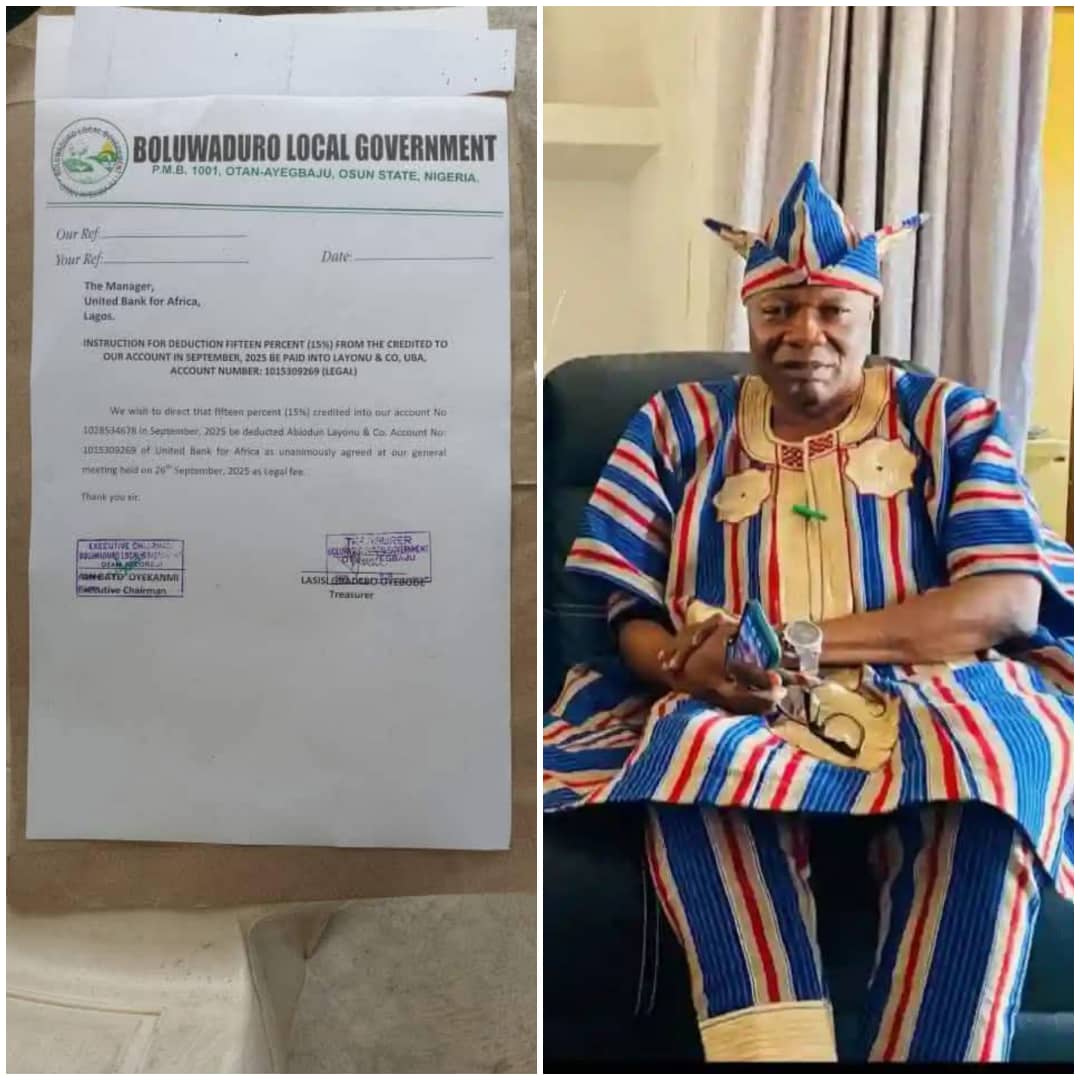 Boluwaduro APC Yes Or No Chairman Allegedly Orders 15% Of Released LG ...